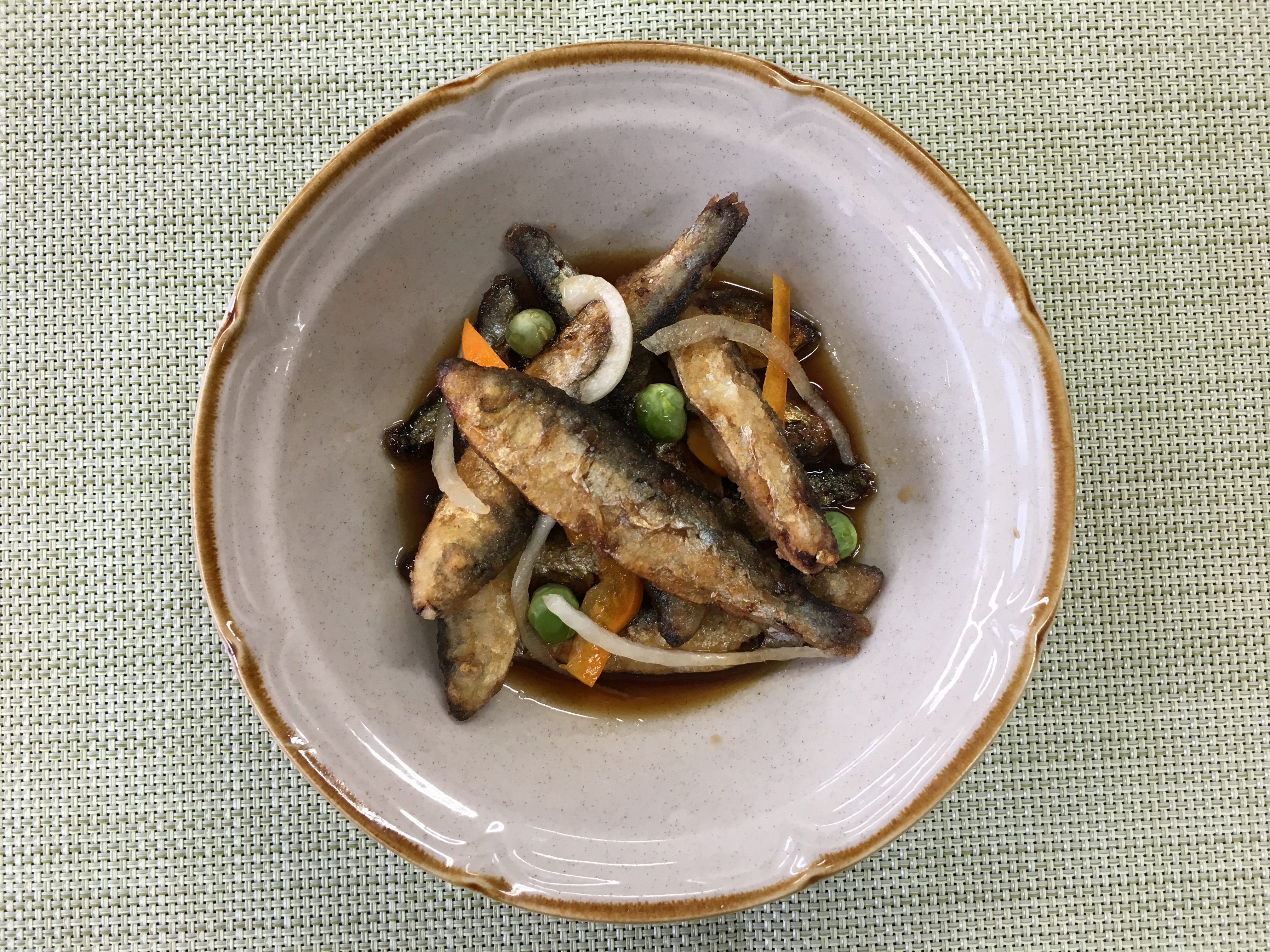 NANBANZUKE (fried fish marinated in a spicy sauce) | 山元醸造株式会社